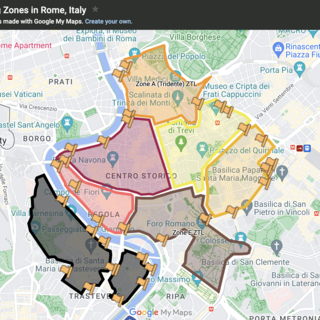 Rome ZTL Map - Ara Pacis Museum